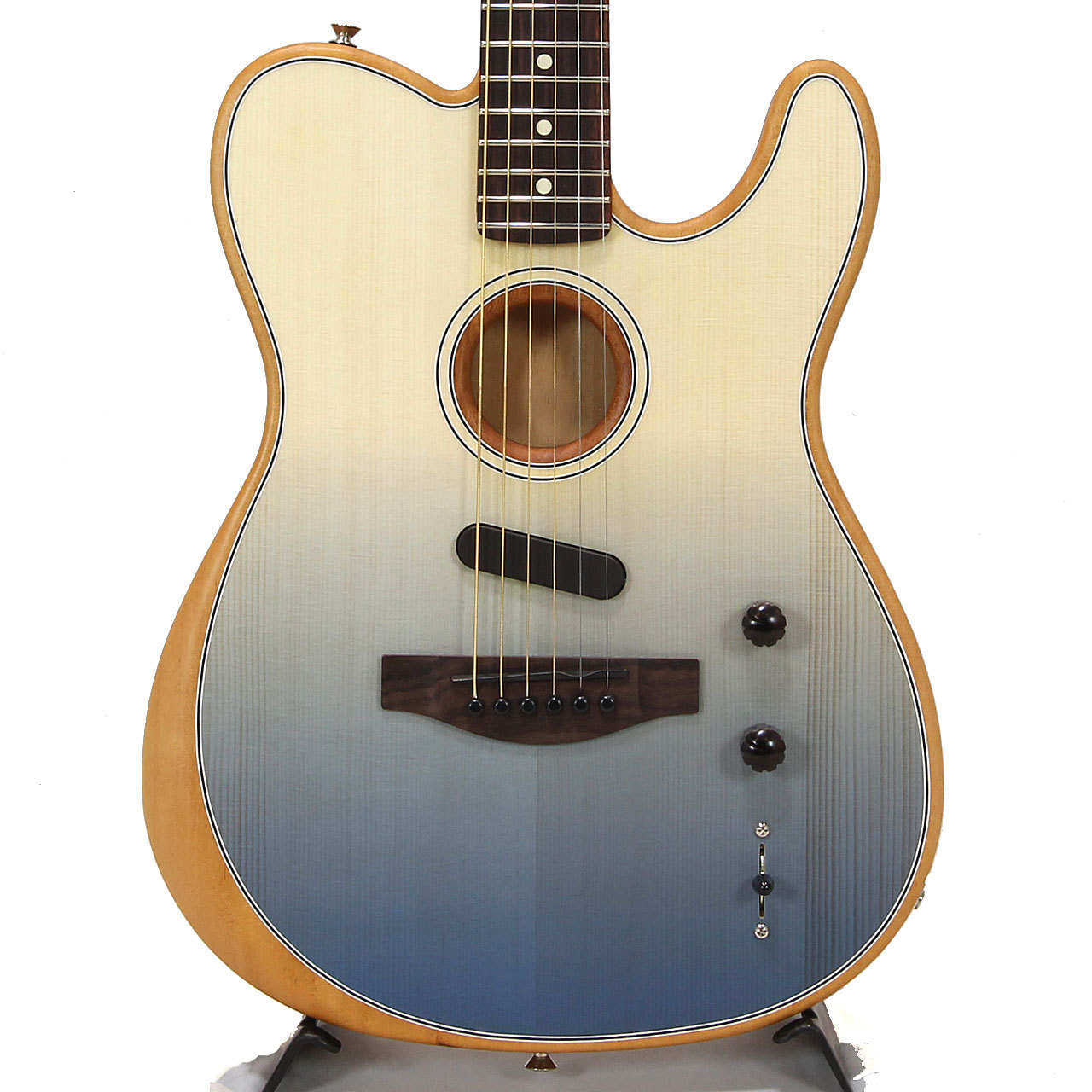 Fender Acoustics FSR Acoustasonic Player Telecaster -Sapphire Blue Fade ...