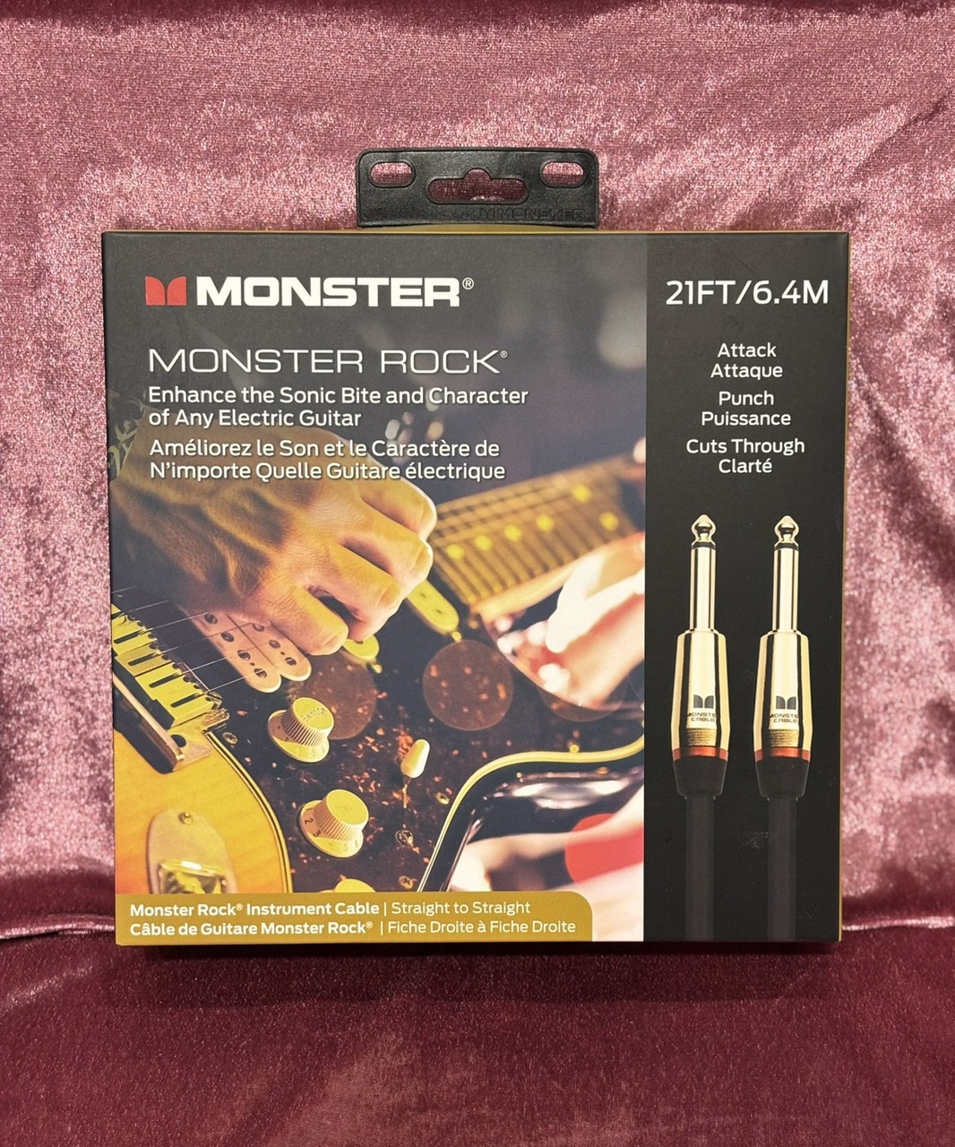Monster Cable Monster Rock Instrument Cable 21FT 6.4M SS（新品）【楽器検索デジマート】