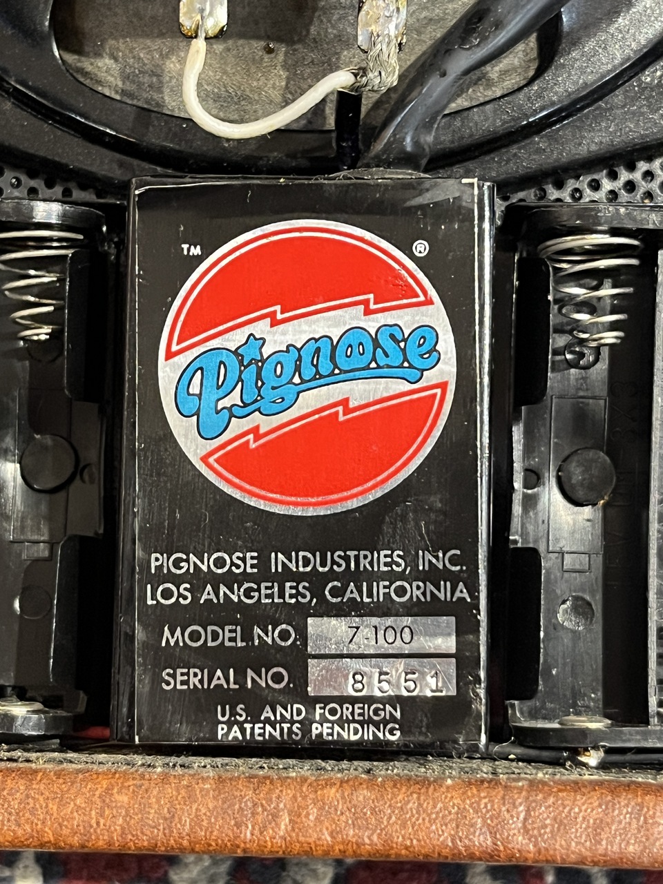 Pignose 7-100 The Red Label【Original Pignose】【1974年製】（ビンテージ）【楽器検索デジマート】