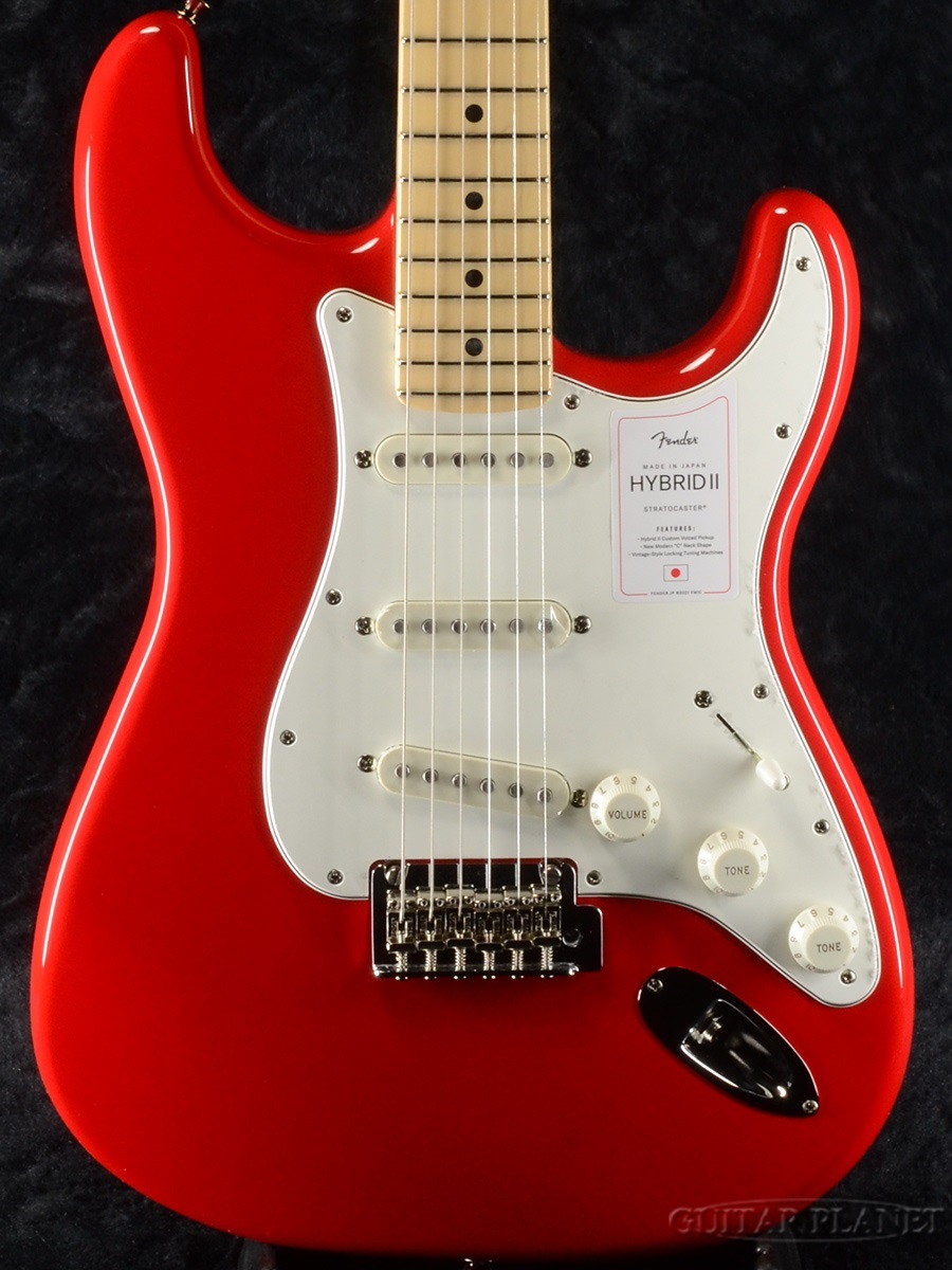 Fender Made In Japan Hybrid II Stratocaster -Modena Red / Maple-【ローン金利0 ...