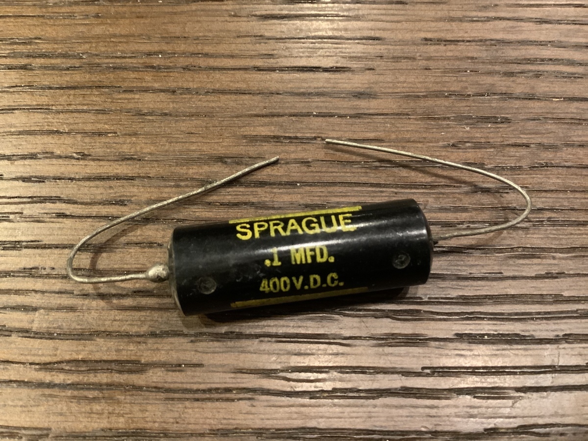 Vintage Sprague Black Beauty ビンテージ Sprague Black Beauty .1 400v コンデンサ ...