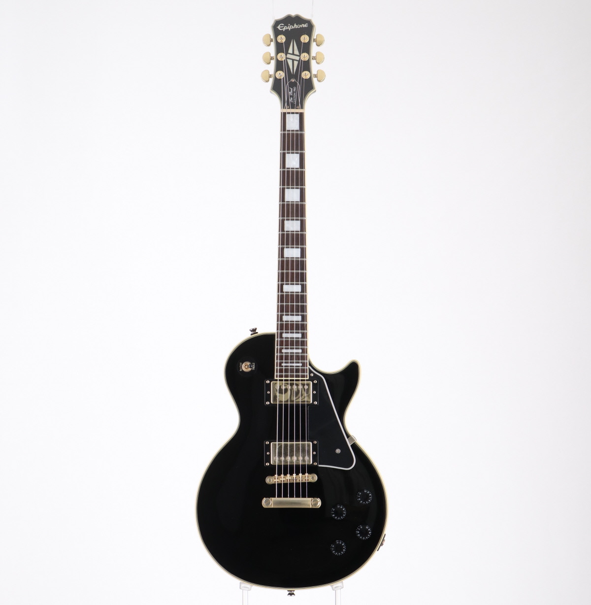 Epiphone Les Paul Custom Pro Ebony [3.83kg/2017年製]エピフォン レスポールカスタム 【池袋店 ...