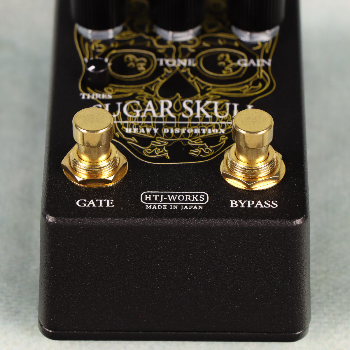 HTJ-WORKS SUGAR SKULL HEAVY DISTORTION GOLD LINE SKULL ディストーション 日本製 ...