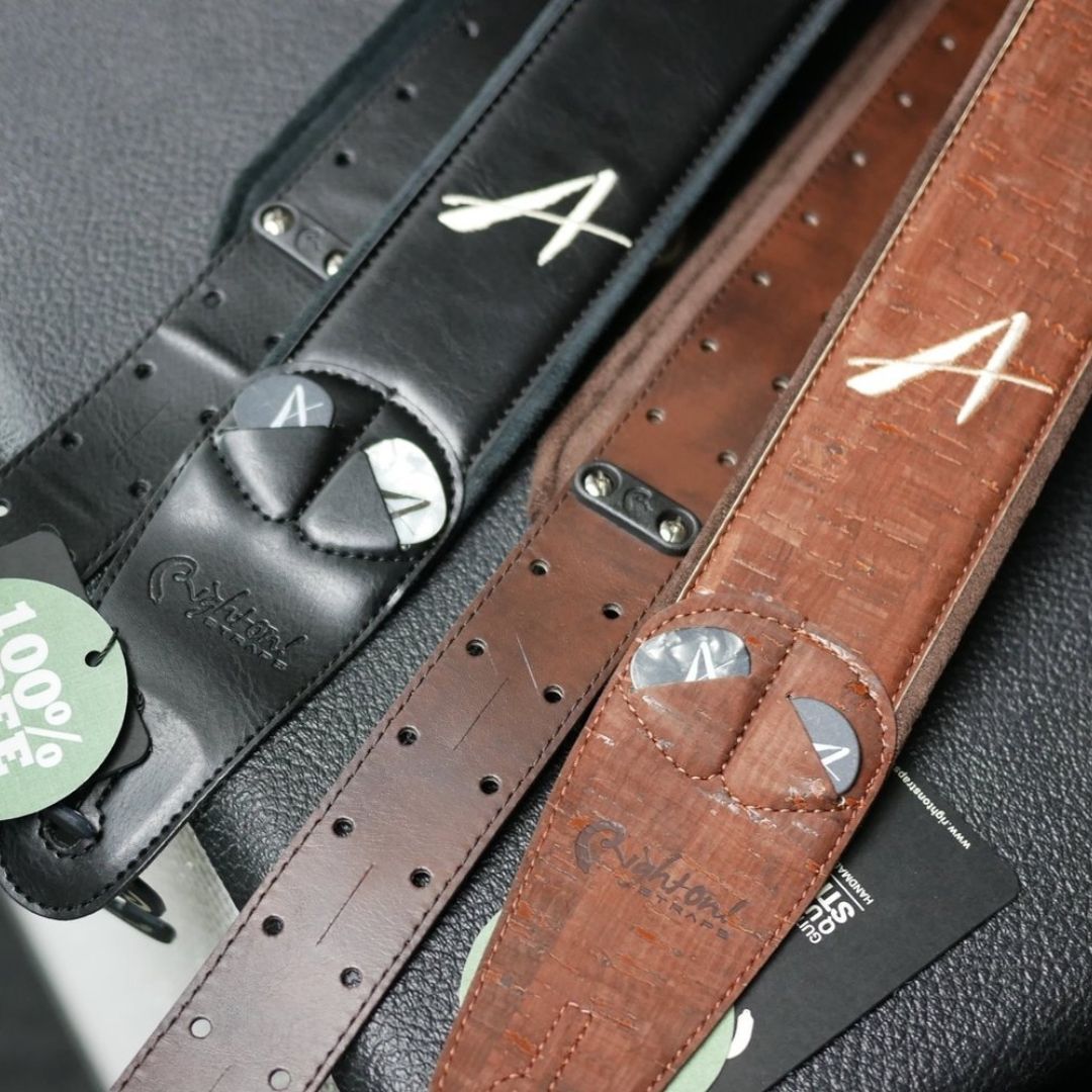 TOM ANDERSON Premium Logo Guitar Strap, Black（新品）【楽器検索デジマート】