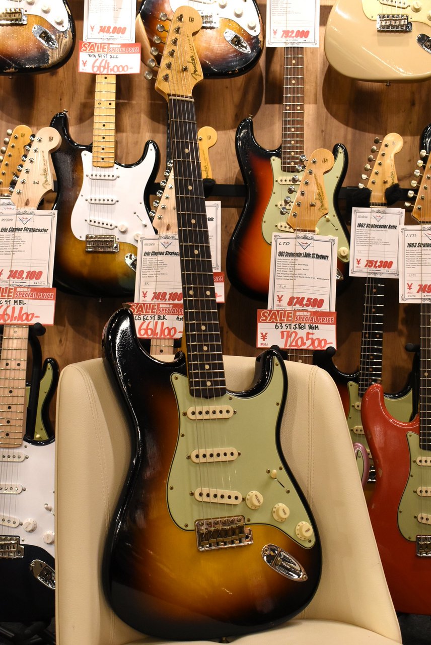 Fender Custom Shop 1960 Stratocaster J.Relic Wide Fade 2-Color Sunburst ...