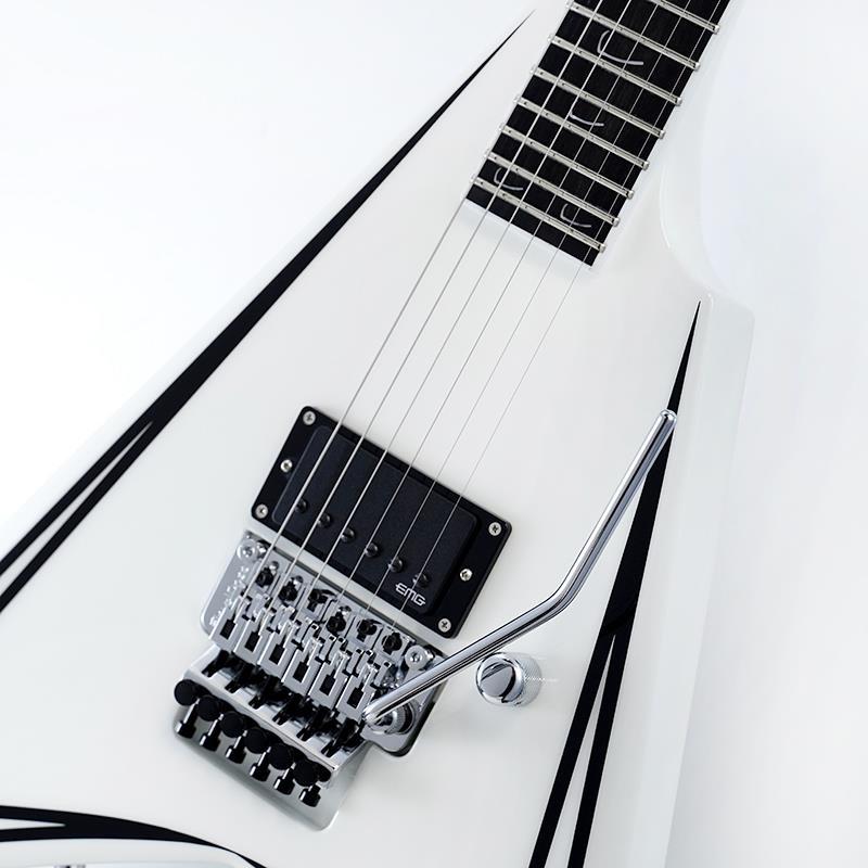 EDWARDS E-ALEXI-SCYTHE/ White with Black Pin Stripe （Alexi Laiho ...