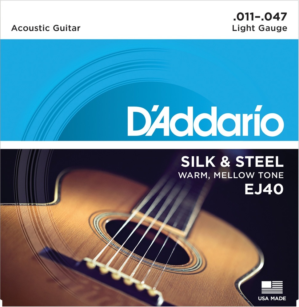 D'Addario ダダリオ EJ40 SV.Plated Wound 011-047 アコースティックギター弦（新品/送料無料）【楽器検索 ...