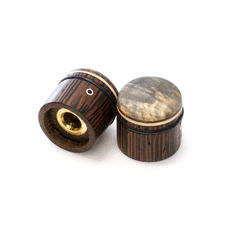 MAYONES Wooden knob - Buckeye Burl 2 (青灰色)（新品）【楽器検索デジマート】