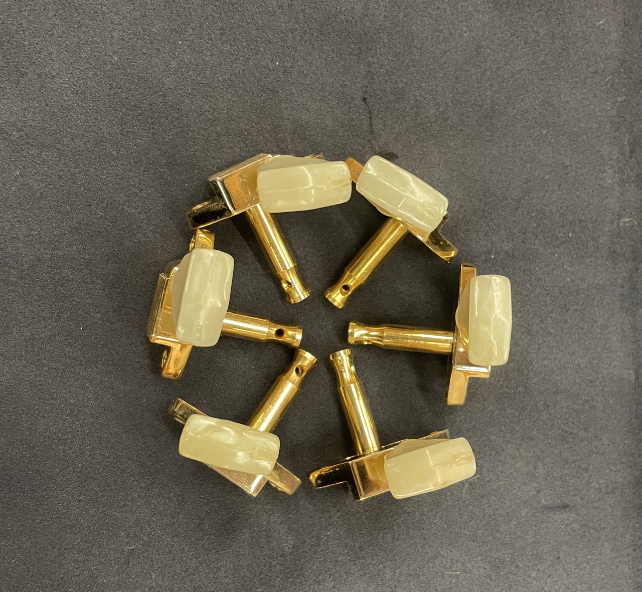 Kluson 【Dead Stock 】VX 501 Waffle Back Gold Keystone Tuner Set 1960's ...