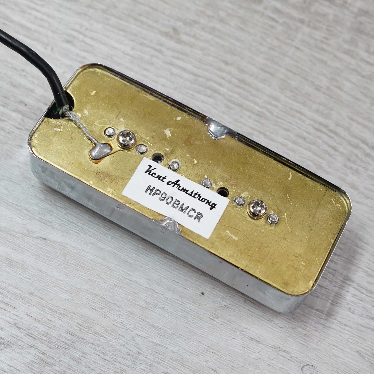Kent Armstrong Stealth 90 Noiseless P90 pickup Chrome metal cover Set ...