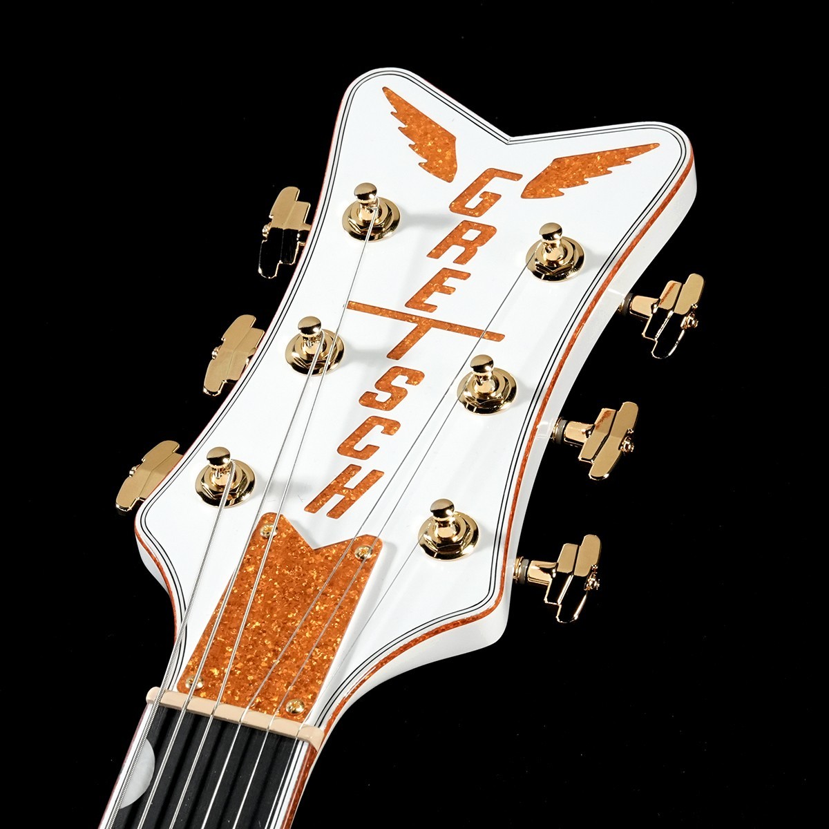 Gretsch Falcon Hollow Body with String-Thru Bigsby Gold Hardware Ebony ...