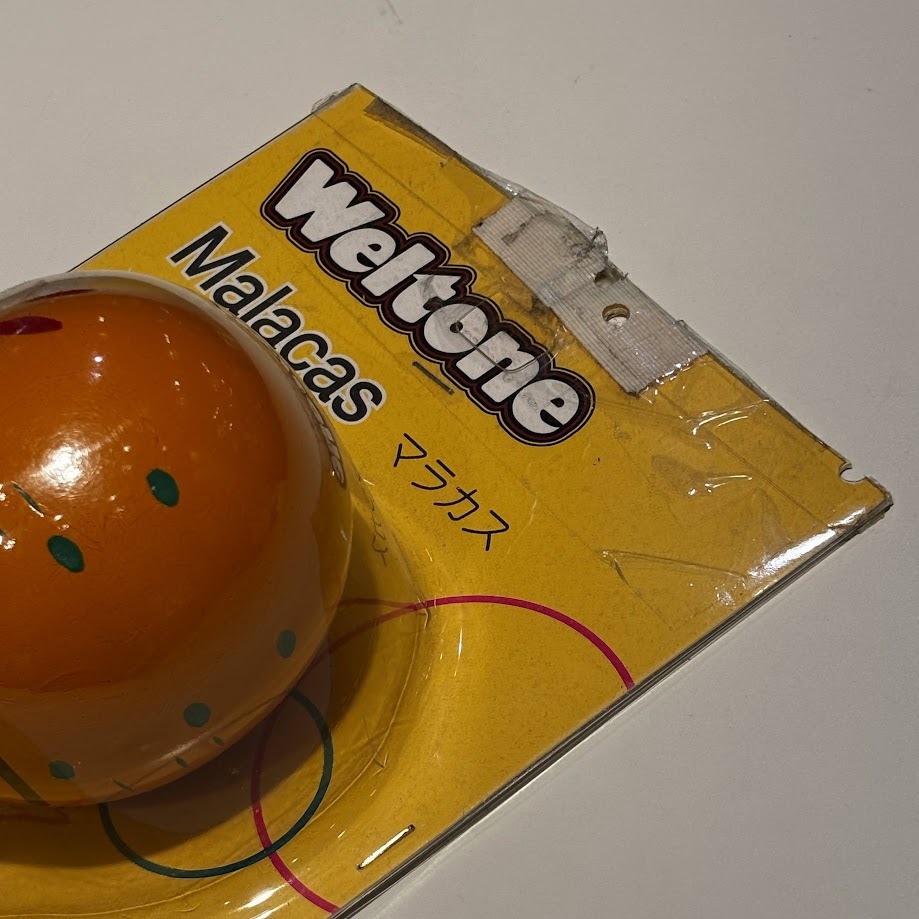 Weltone 外装ヨレ特価 WMAM マラカス 小 イエロー（B級特価）【楽器検索デジマート】