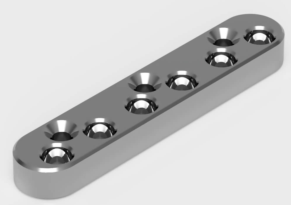 ESP ESP String Back Plate 6 Chrome 【即納可能!】（新品/送料無料）【楽器検索デジマート】