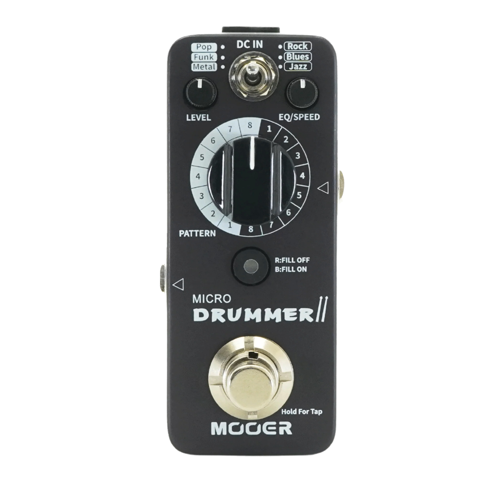 MOOER ムーアー Micro Drummer II ドラムマシンペダル エフェクター（新品/送料無料）【楽器検索デジマート】