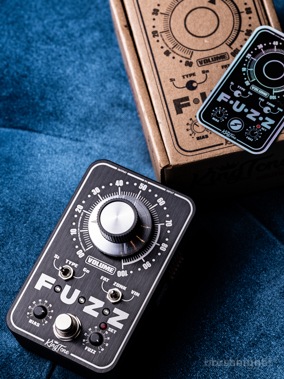 KING TONE GUITAR King Tone miniFUZZ V2 Black（新品/送料無料）【楽器検索デジマート】