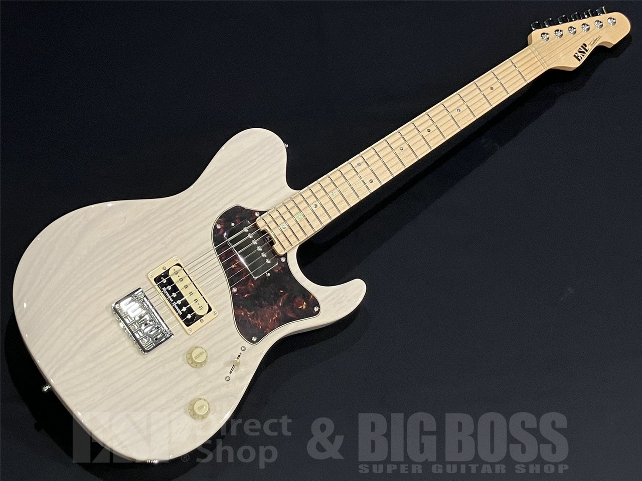 ESP TB SOLID-AS / See Thru White（新品/送料無料）【楽器検索デジマート】