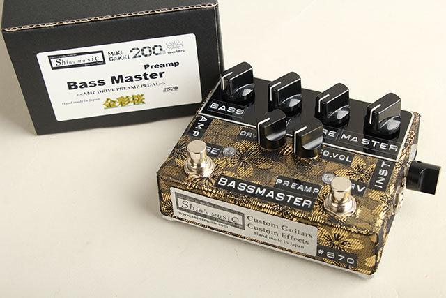 Shin's Music 金彩桜 BASS MASTER PREAMP #870【三木楽器創業200周年記念 限定モデル 桜着物シリーズ ...