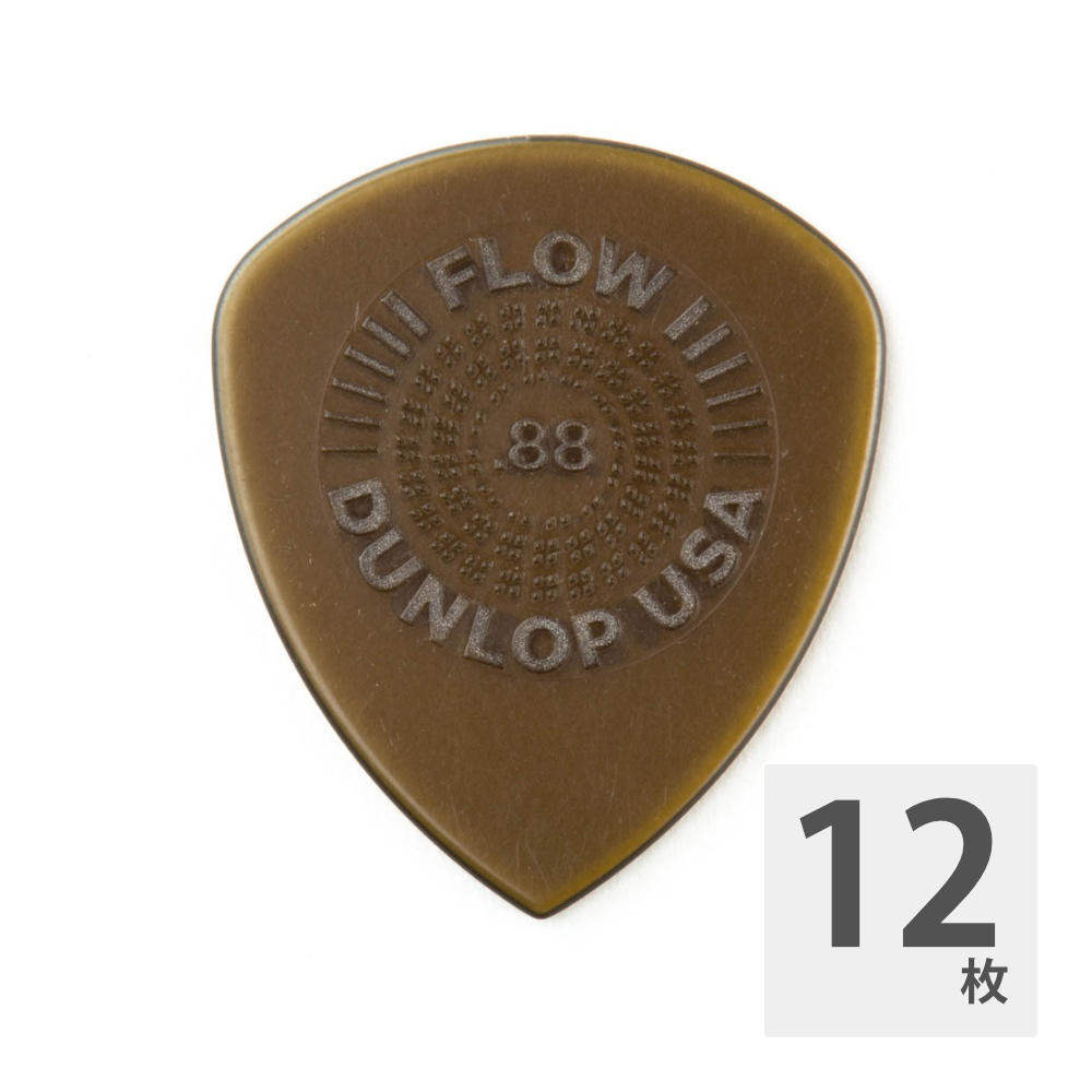 Jim Dunlop FLOW STANDARD PICK 549R88 0.88mm ギターピック×12枚（新品/送料無料）【楽器検索デジマート】