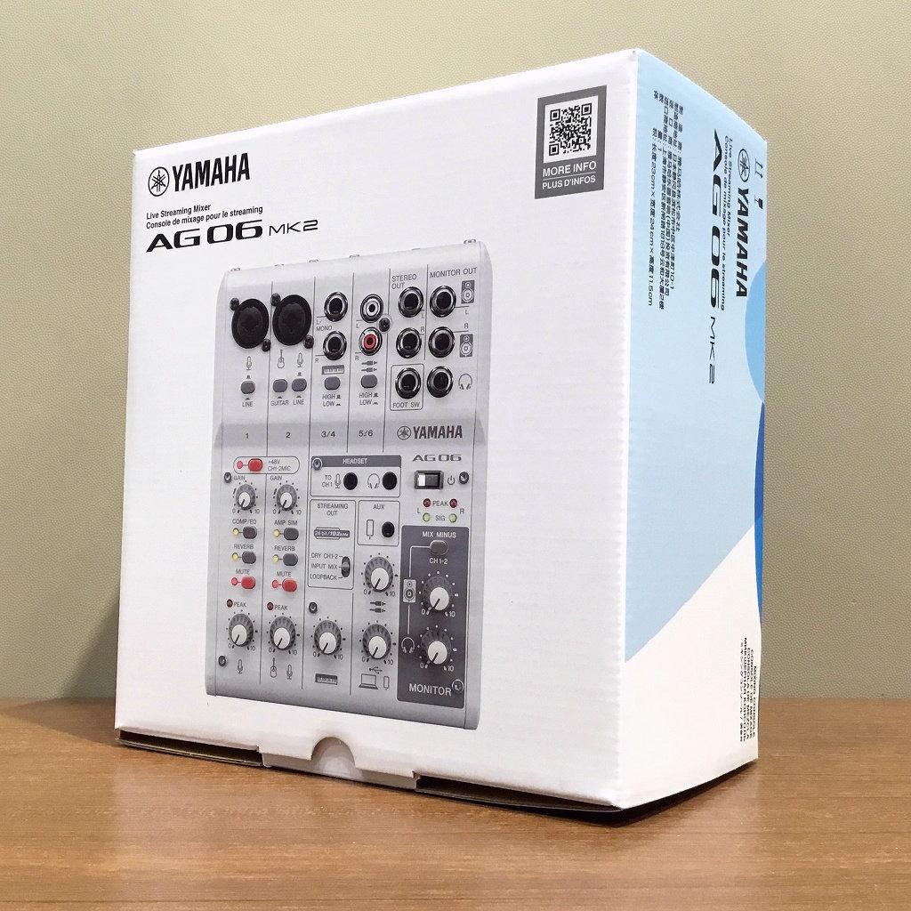 YAMAHA AG06MK2 WH (Live Streaming Mixer)（新品/送料無料）【楽器検索デジマート】