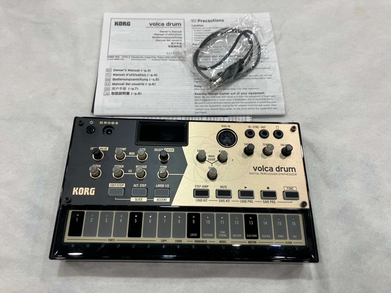 KORG volca drum【VOLCA-DRUM】 即納可能!送料無料!【B級品特価/個体識別A】【ボーナスセール!】（B級特価/送料無料）[デジマートSALE]【楽器検索デジマート】