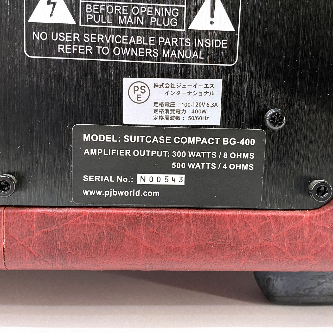 Phil Jones Bass Suitcase Compact BG-400 Red（中古/送料無料）【楽器検索デジマート】