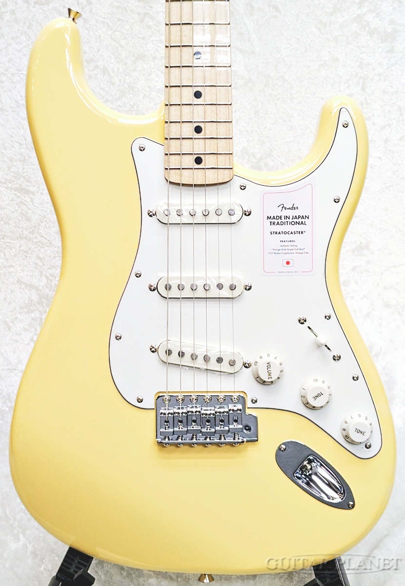 Fender Made in Japan Traditional 70s Stratocaster-Vintage White-【JD25002964】【3.86kg】（新品/送料無料）【楽器 ...