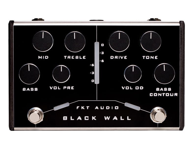 FKT AUDIO Black Wall Bass Overdrive - Preamp - 3 Band EQ ベース用エフェクター 【国内 ...