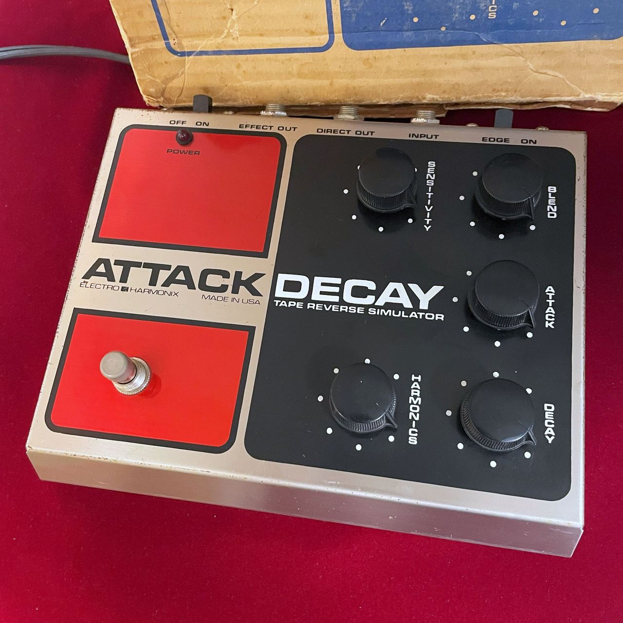 Electro-Harmonix Attack Decay Tape Reverse Simulator 【ビンテージ 中古】【元箱・証明書付属】【未展示保管】（ビンテージ/送料無料）[デジ ...