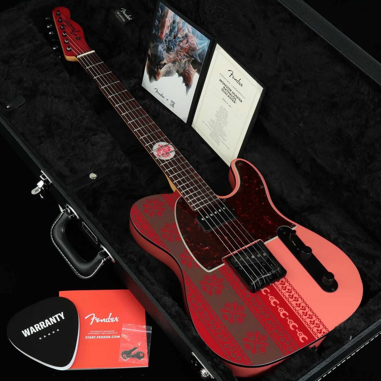 Fender Monster Hunter Rathalos Telecaster Rosewood Fingerboard Rathalos ...