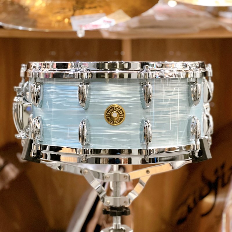 Gretsch GRNT-6514S-2CL 039 [USA Custom Series 14×6.5 / Vintage Oyster ...