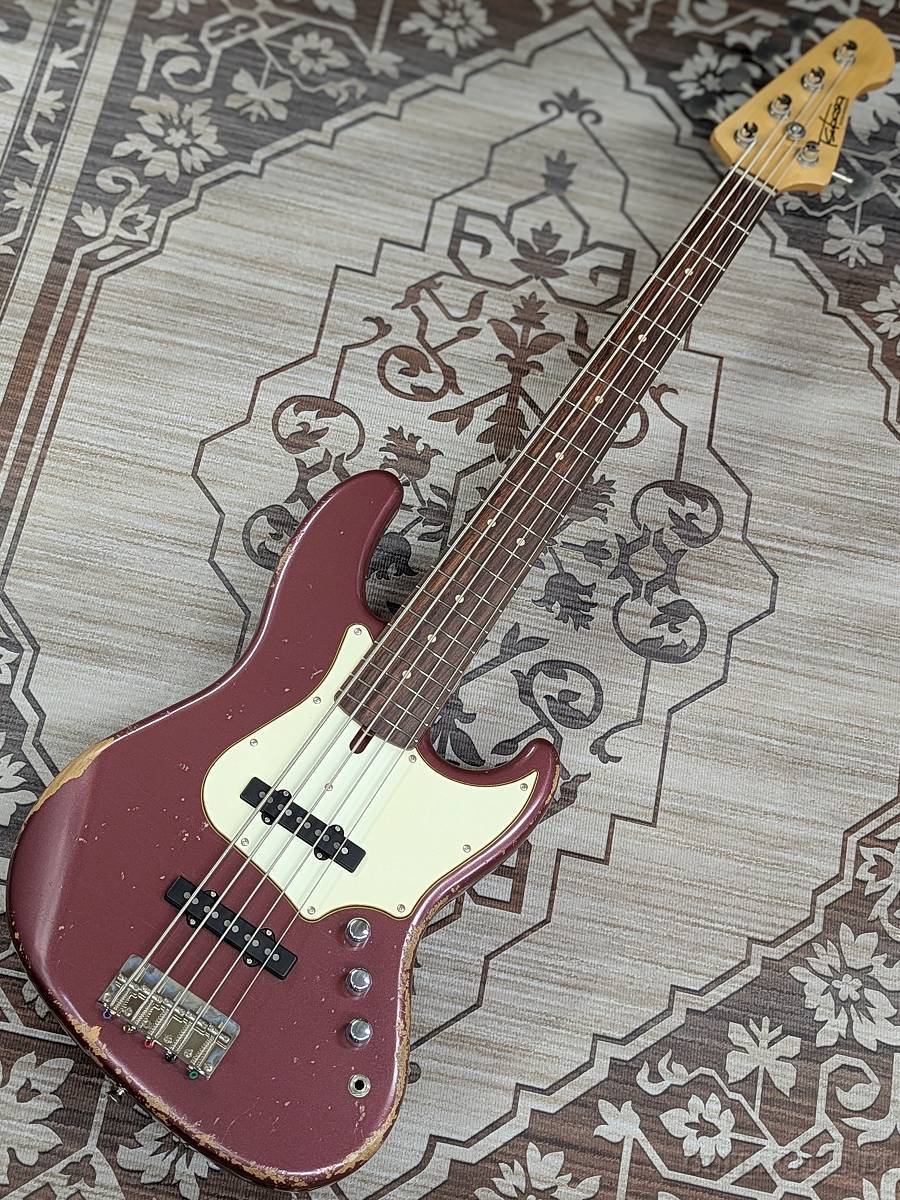 Tsubasa Guitar Workshop The Hopper 5st Medium Aged -Burgundy Mist ...