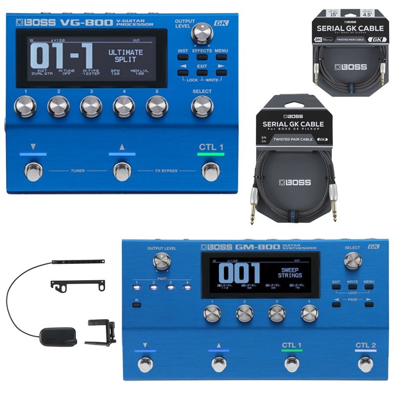 BOSS VG-800 + GM-800 V-Guitar With Guitar Synth最強タッグセット（新品）【楽器検索デジマート】