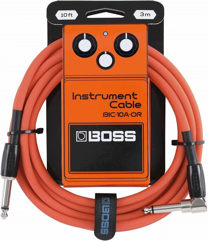BOSS BIC-10A-OR Instrument Cable オレンジ ボス ギターケーブル ギターシールド 3m 3メートル【心斎橋店】（新品）【楽器検索デジマート】
