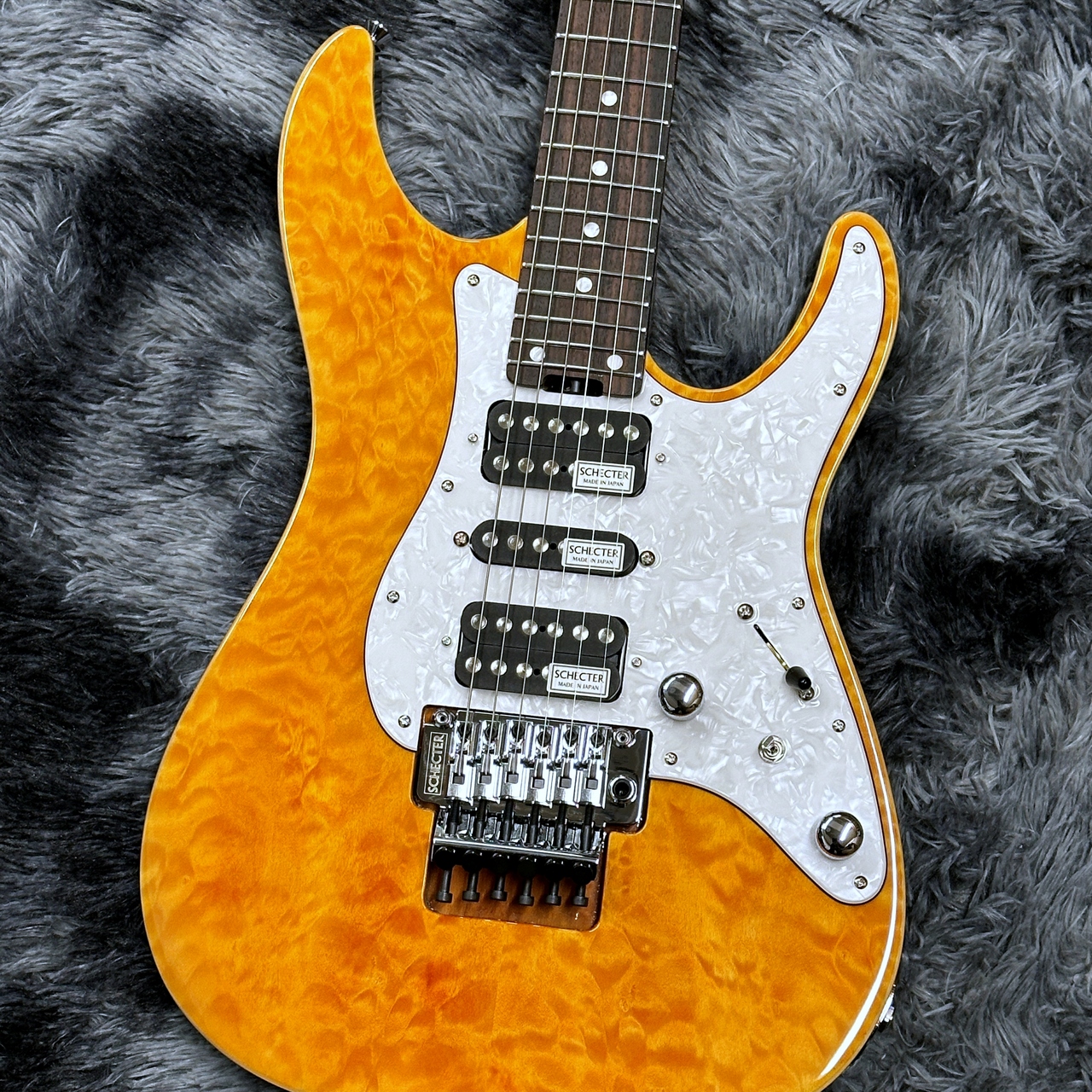 SCHECTER JAPAN SD-2-24-AL AMB (Amber) / Rosewood 【人気モデル!】【日本製】（新品/送料無料 ...