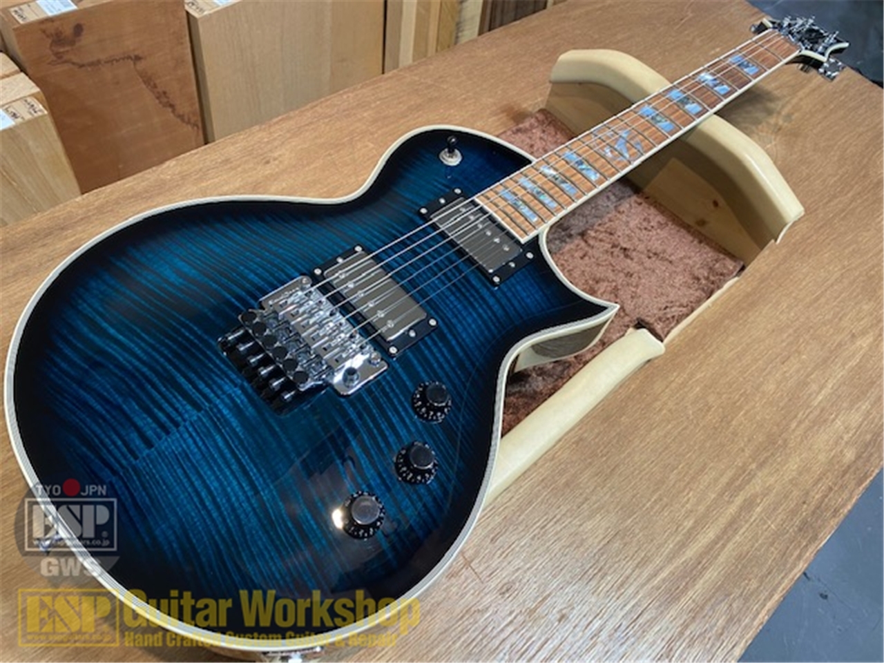 ESP ALEX SKOLNICK FR (Black Aqua Sunburst) ~Alex Skolnick Signature ...