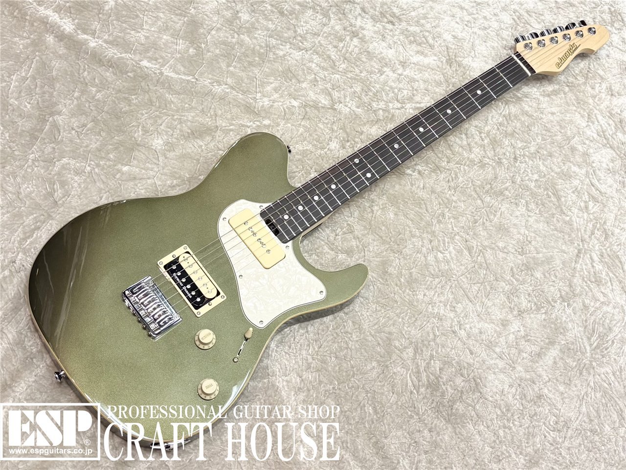 EDWARDS E-THROBBER / Leaf Green Metallic （新品/送料無料）【楽器検索デジマート】