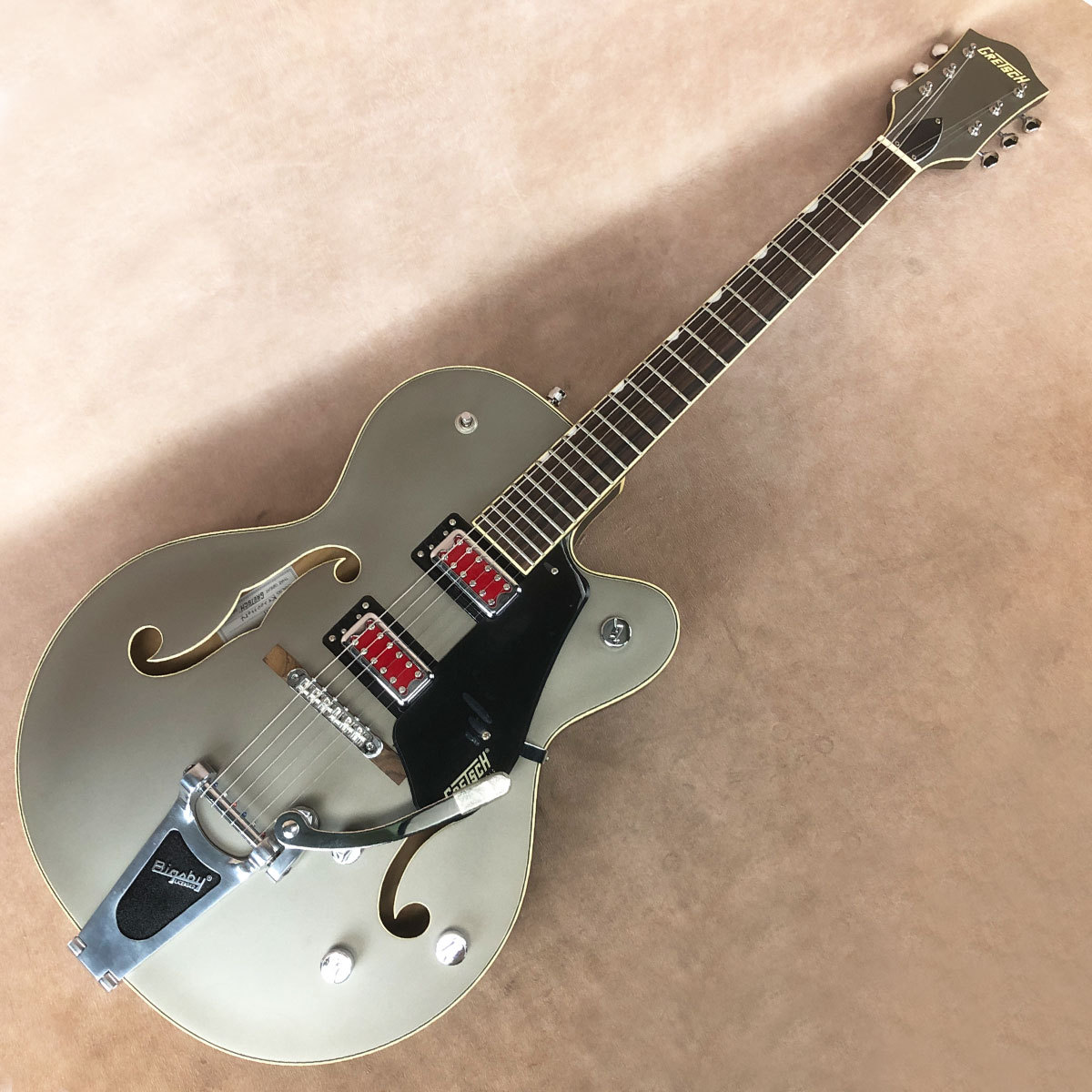 Gretsch G5410T Electromatic "Rat Rod" Hollow Body Single-Cut with Bigsby, Matte Phantom Metallic ...