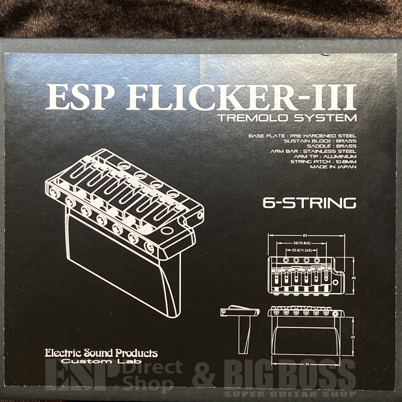 ESP FLICKER-III -Chrome-（新品/送料無料）【楽器検索デジマート】