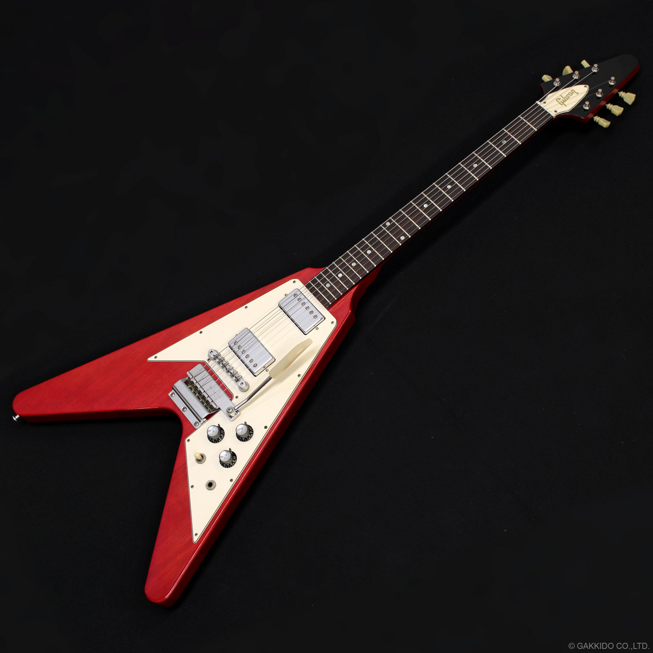 Gibson Custom Shop 1967 Flying V Korina w/Vibrola [Cherry] (2001)（中古/送料 ...