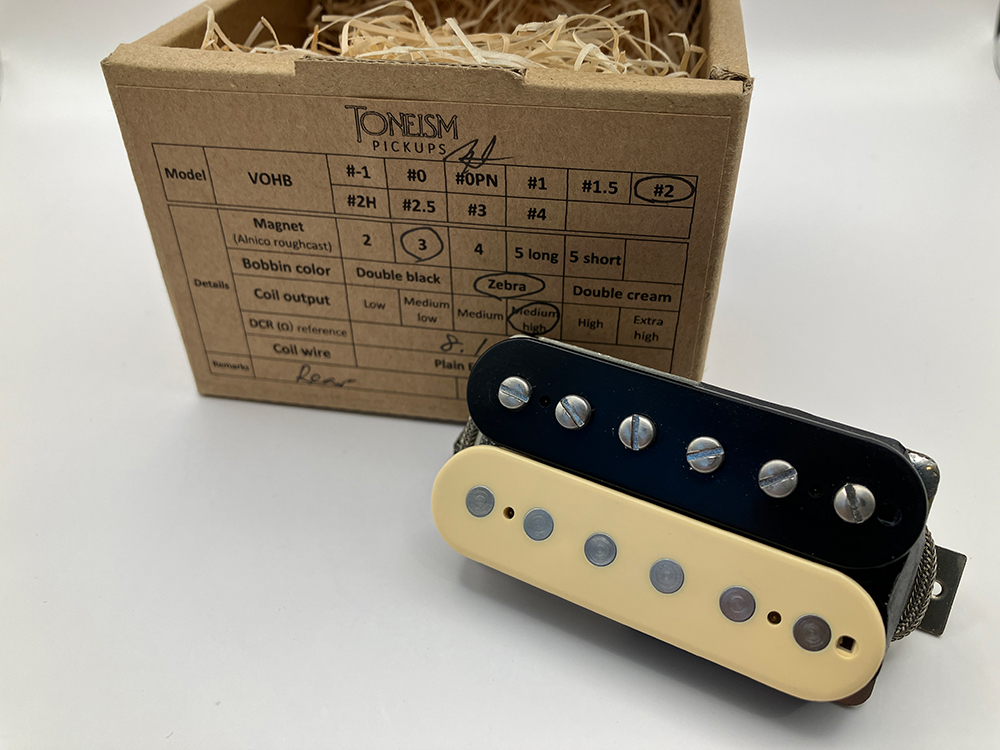 Toneism Pickups VOHB #2 Zebra Alnico 3 Rear【S/N:5 0799】（新品）【楽器検索デジマート】