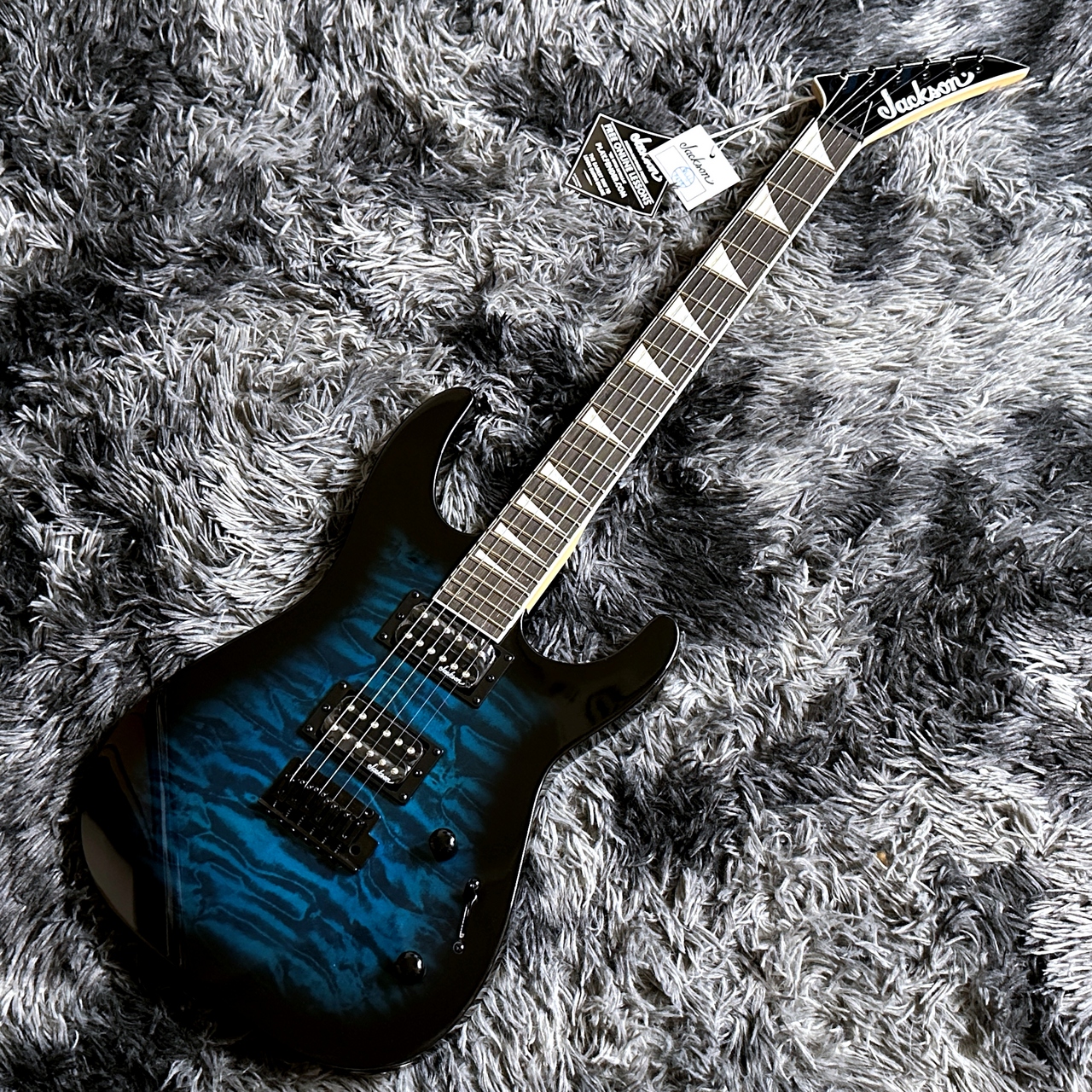 Jackson JS Series Dinky JS20 DKQ 2PT Transparent Blue Burst【WINTER ...