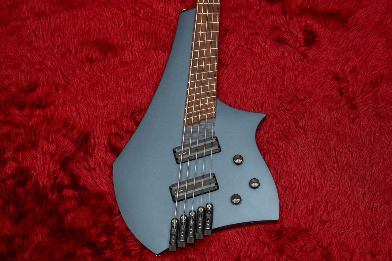 meta guitars Veil B5 Longscale Ocean Blue Xtra Mat #019-2023-VB5L 3 ...