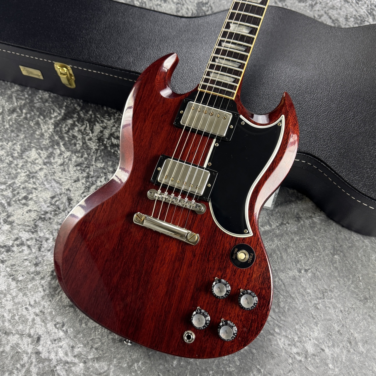 Gibson Custom Shop 【極上杢個体】1961 Les Paul SG Standard Reissue Cherry Red ...