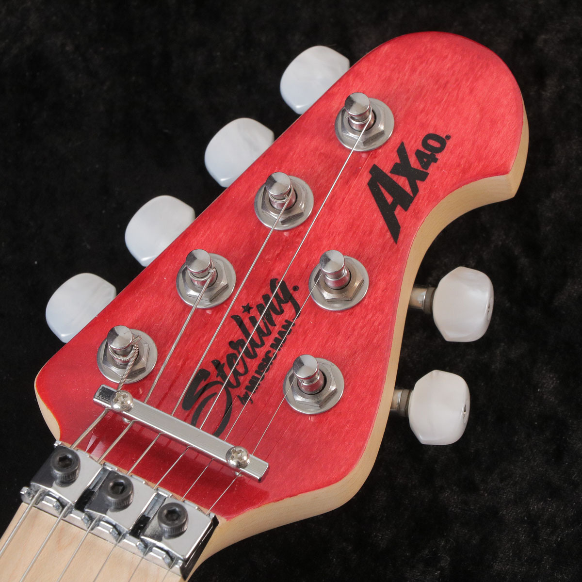 Sterling by MUSIC MAN AX40 Trancelucent Red 【御茶ノ水本店】（中古/送料無料）【楽器検索デジマート】