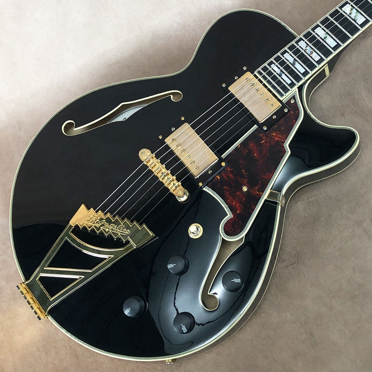 D'Angelico Excel Series Excel SS, Solid Black[WEBSHOP在庫]（B級特価/送料無料）【楽器 ...