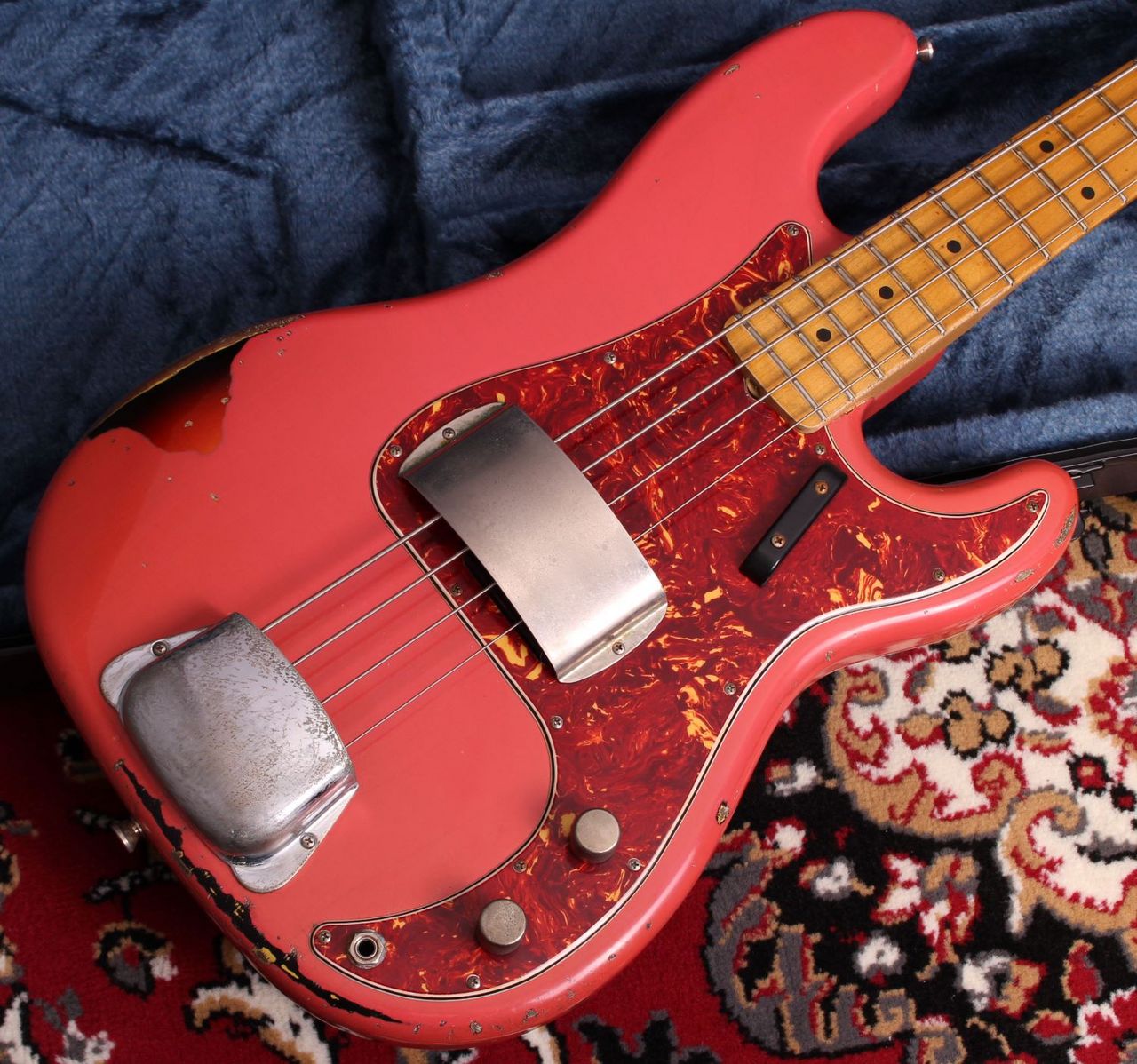 Jimmy Wallace VP Bass Fiesta Red on Sunburst（中古/送料無料）【楽器検索デジマート】
