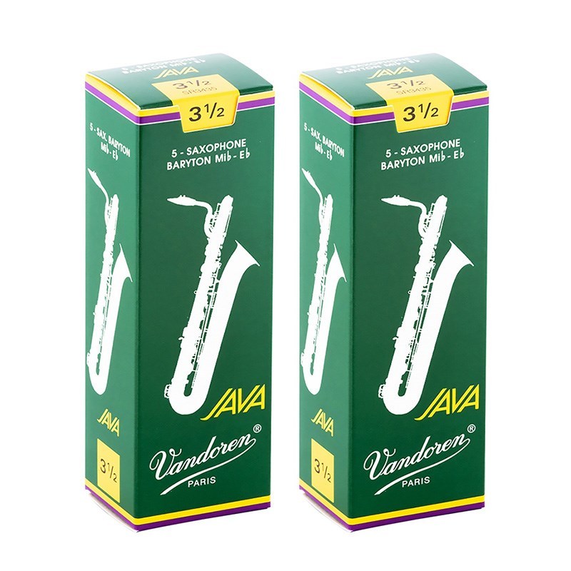 VANDOREN 【2個セット】《硬さ：3-1/2》バリトンサックス用リード バンドレン JAVA (ジャバ)（新品）【楽器検索デジマート】