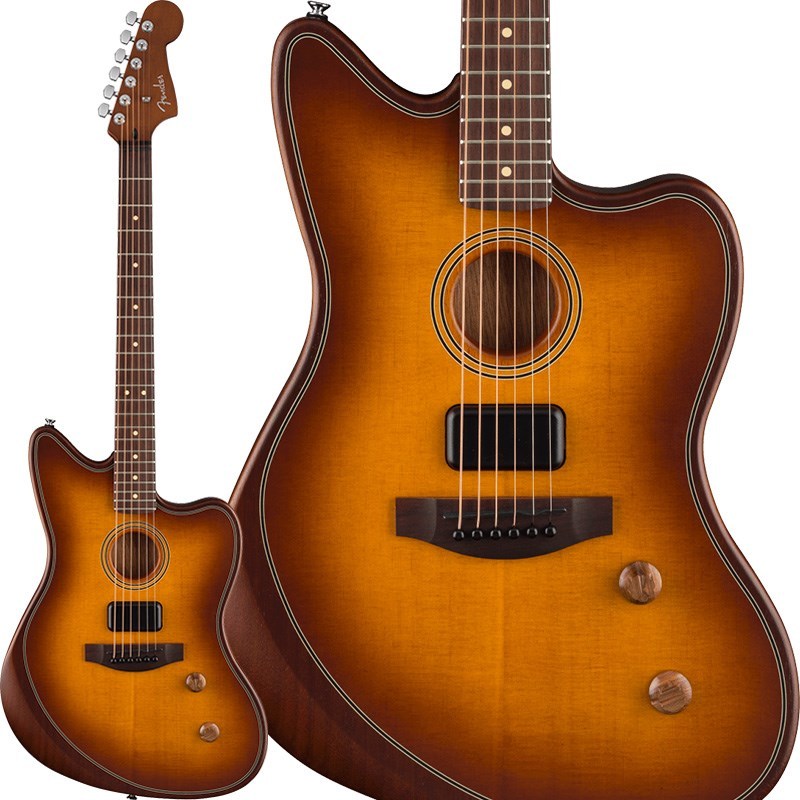 Fender Acoustics Acoustasonic Standard Jazzmaster (Honey Burst)（新品）【楽器検索デジマート】