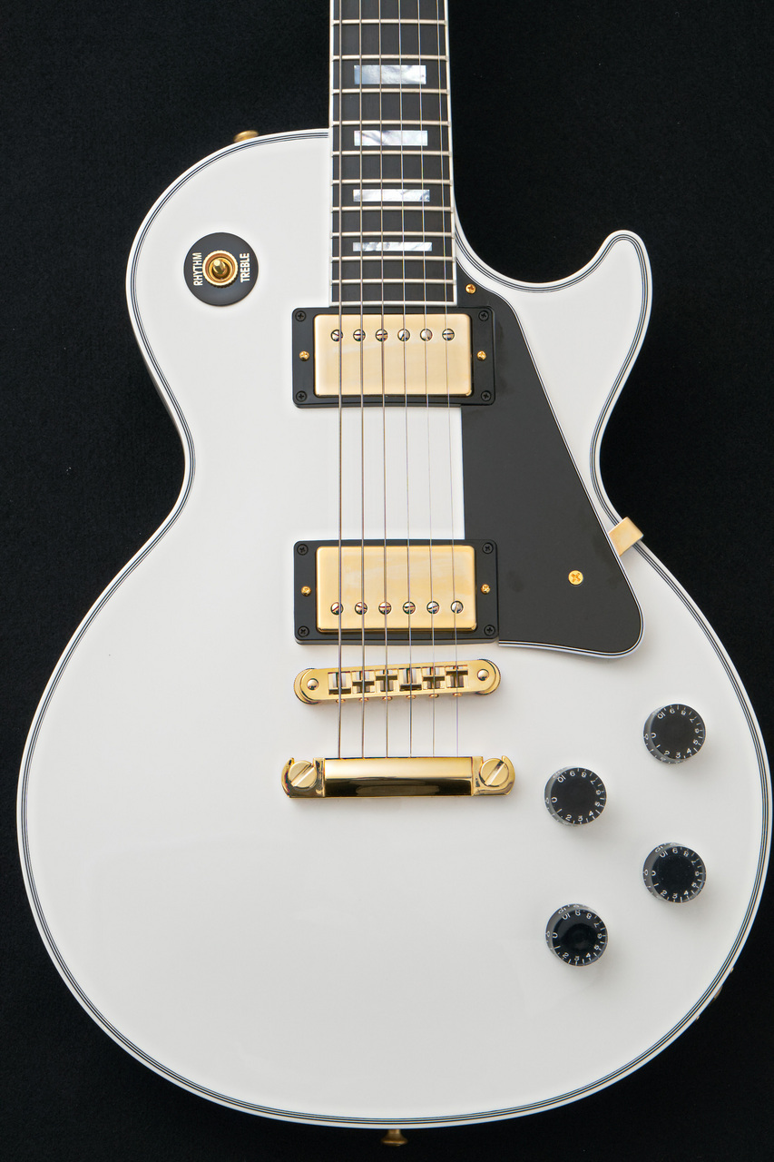 Gibson Custom Shop Les Paul Custom w/ Ebony Fingerboard Gloss- Alpine White- 【4.49kg】【48回無金利】（新品 ...