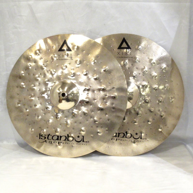 istanbul Xist Dry Dark Brilliant HiHats 15 pair [Top 755g / Bottom ...